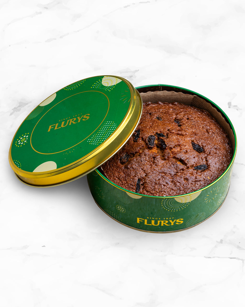 Buy Dry Rum and Raisin Cake in Tin Online | Flurys